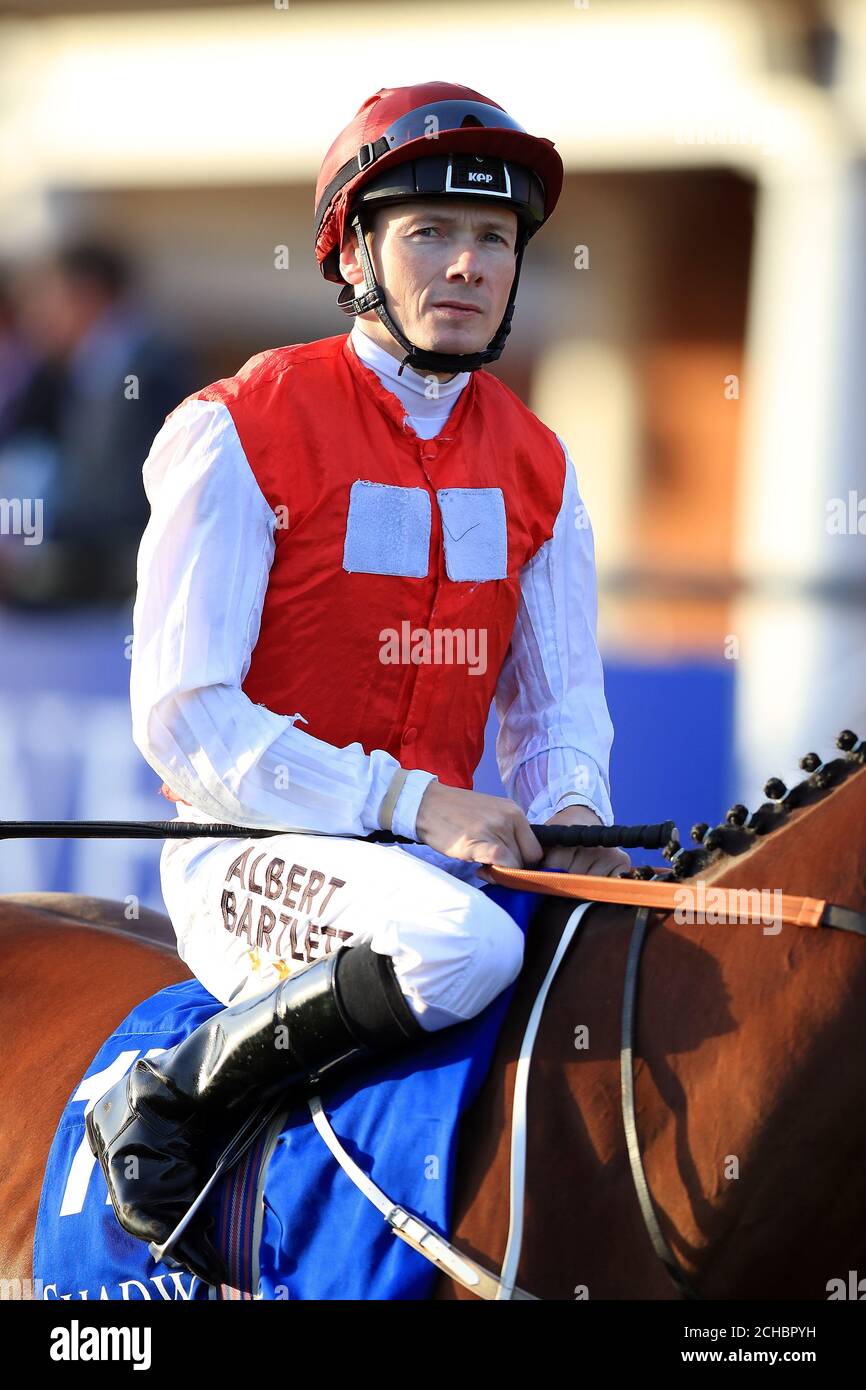 Jockey Jamie Spencer on Freight Train prior to the Shadwell Farm ...