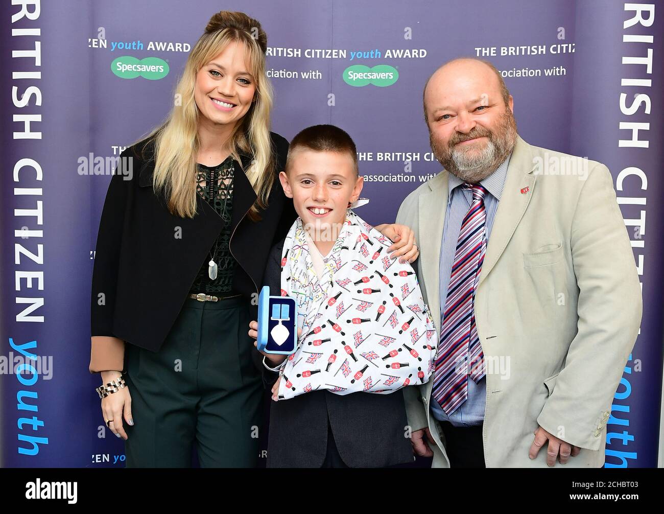 Louis Johnson, age 9, from West Midlands at the British Citizen Youth ...