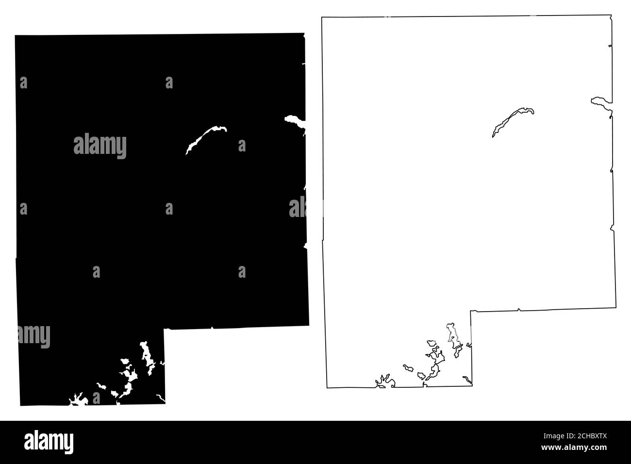 Map of flint Stock Vector Images - Alamy