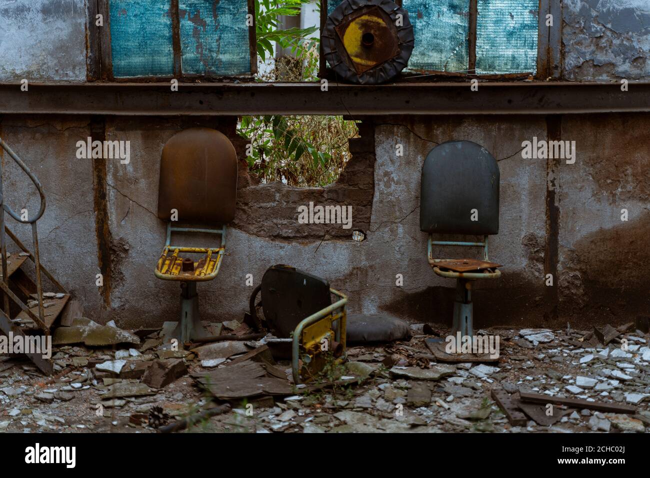 Broken Chairs High Resolution Stock Photography and Images - Alamy