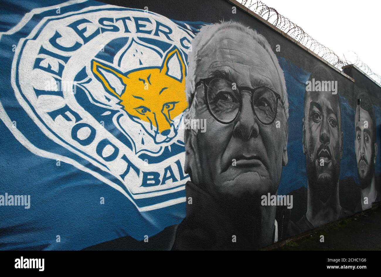 A mural on Kate Street in Leicester featuring former manager Claudio ...