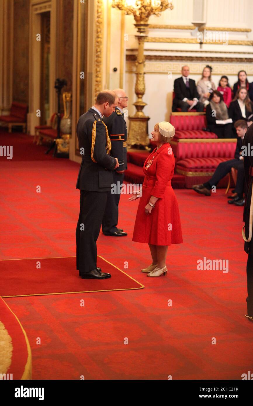 Mrs Anne Jolly from Brentwood is made an MBE (Member of the Order of ...