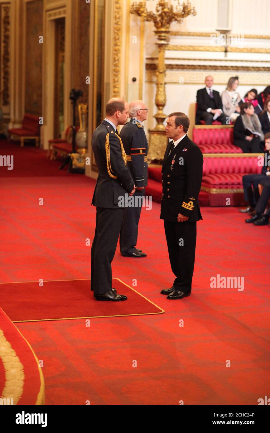 Lieutenant Commander Alun Read, Royal Navy, is made an MBE (Member of ...