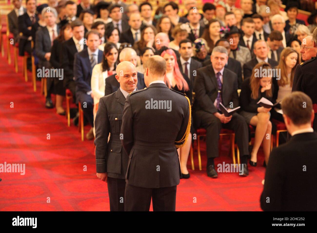 Squadron Leader Michael Ling, Royal Air Force, is made an MBE (Member ...