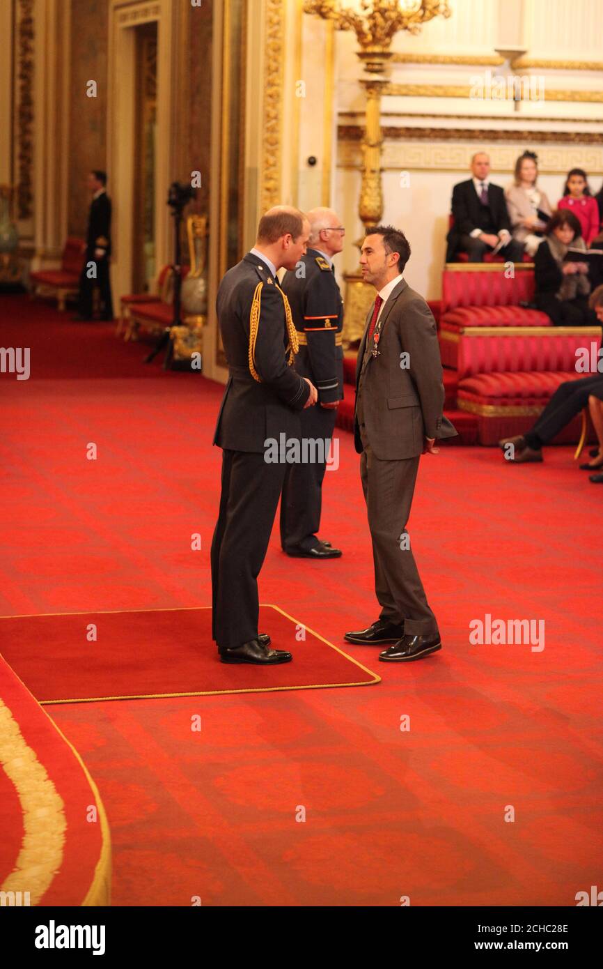 Mr. Andrew Lewis from Lydney is made an MBE (Member of the Order of the ...