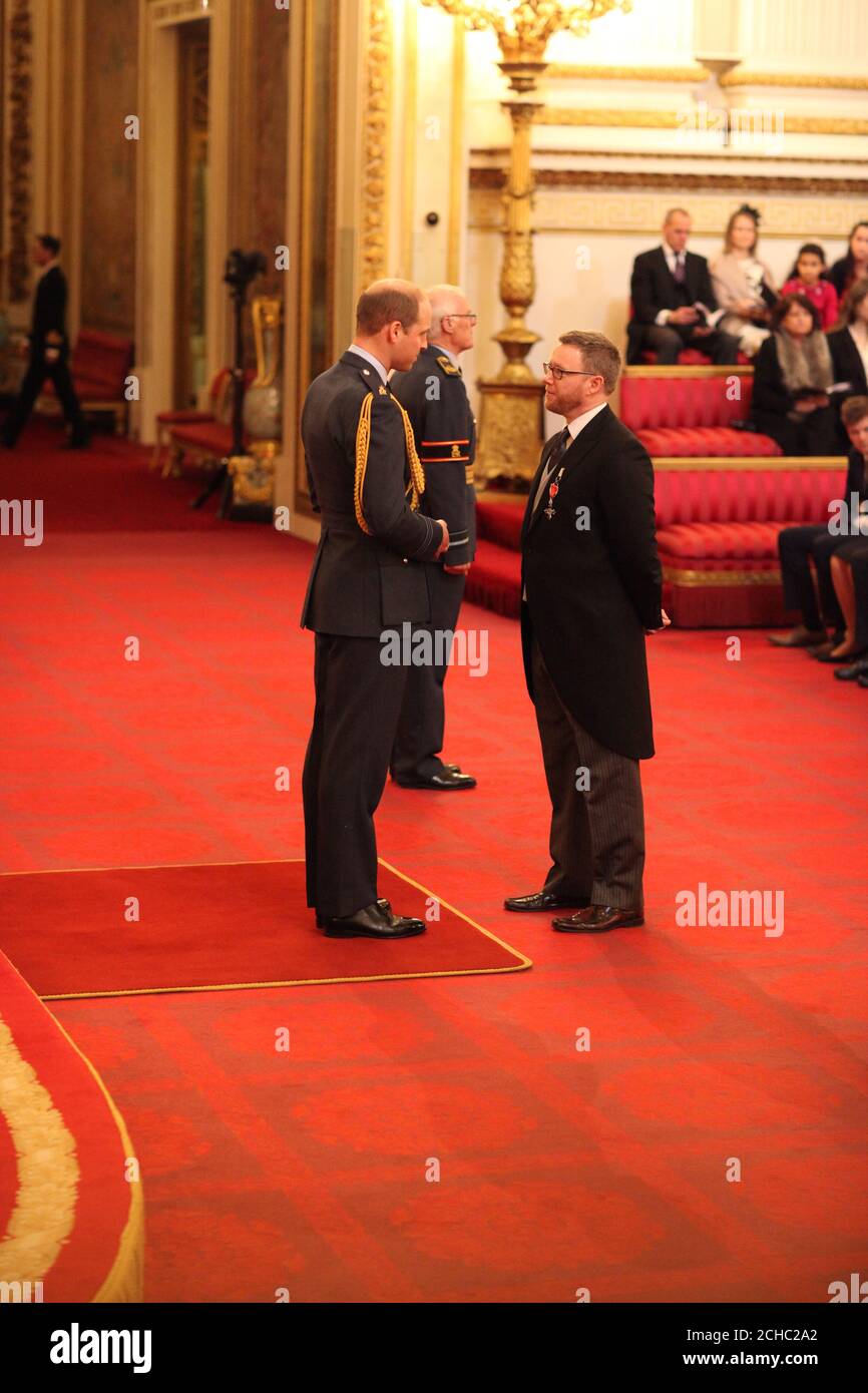 Dr. Stuart Wood from London is made an MBE (Member of the Order of the ...