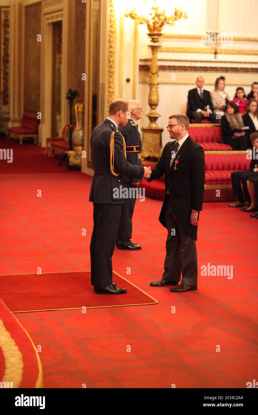 Dr. Stuart Wood from London is made an MBE (Member of the Order of the ...