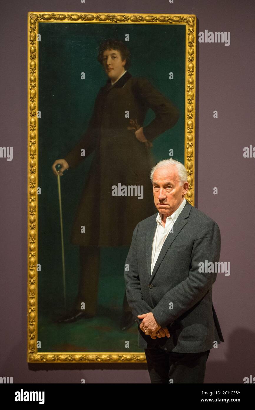 Actor Simon Callow with 'Oscar Wilde' by Robert Goodloe Harper ...