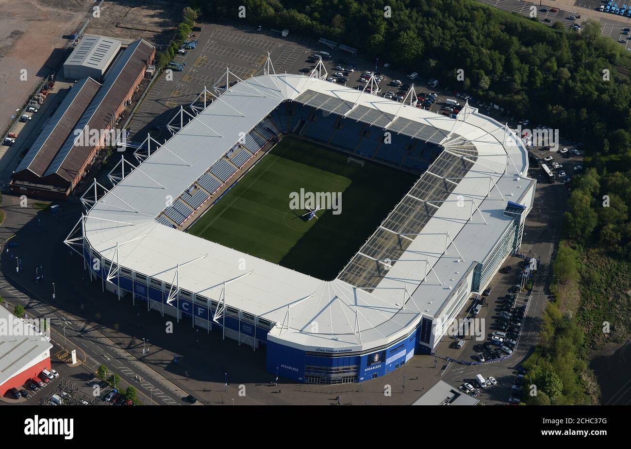 General view of the King Power Stadium, home of Leicester City Stock ...