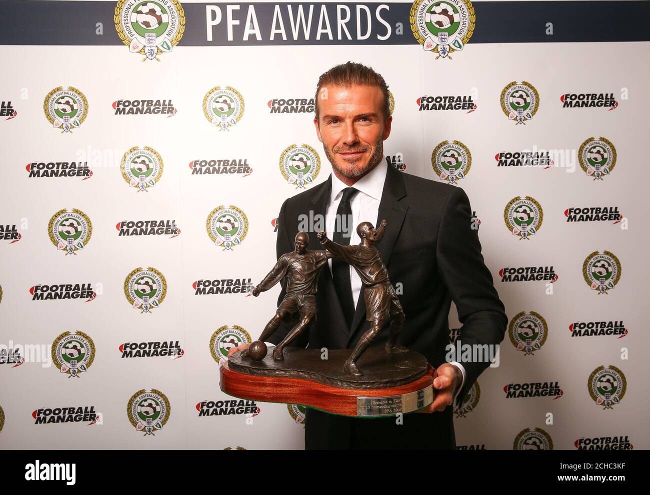 David Beckham OBE who has won the PFA award for Outstanding ...