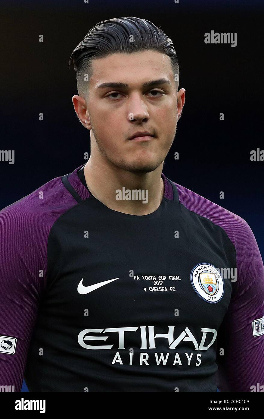 Manchester City goalkeeper Aro Muric Stock Photo - Alamy