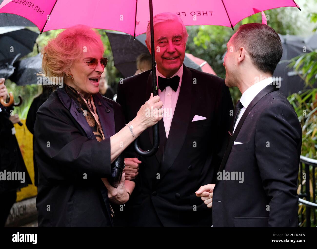 Princess Michael of Kent, chair of ZSL development board Rupert Hambro ...