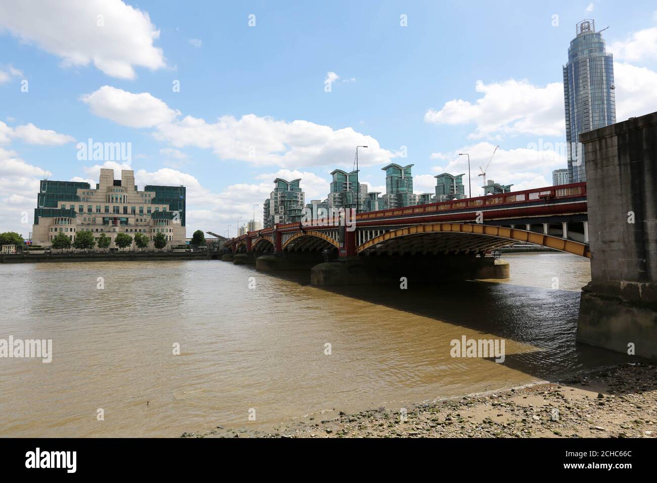 EDITORIAL USE ONLY A general view of the Secret Intelligence Service ...