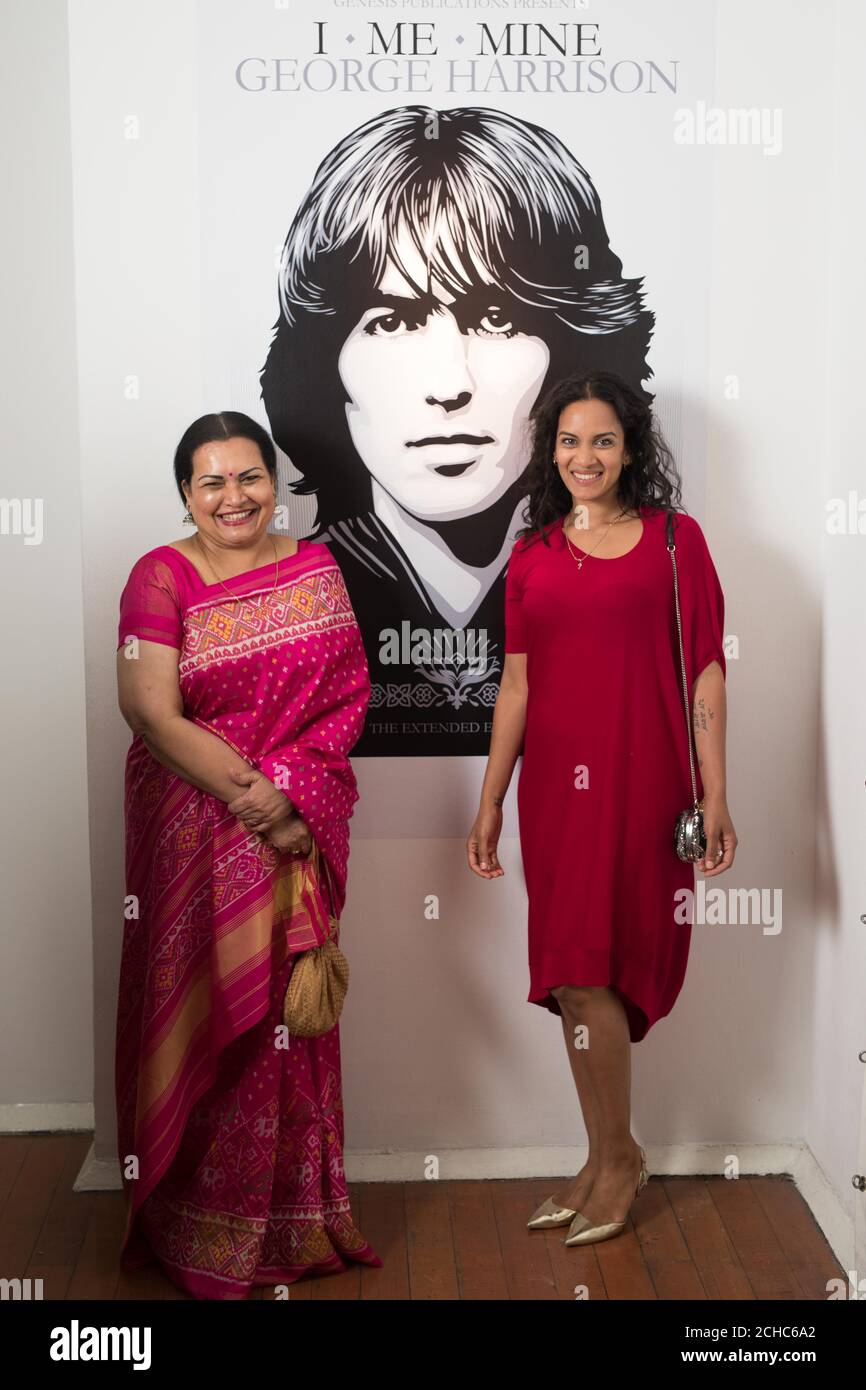 EDITORIAL USE ONLY Sukanya Rajan (left) and Anoushka Shankar at I ME ...