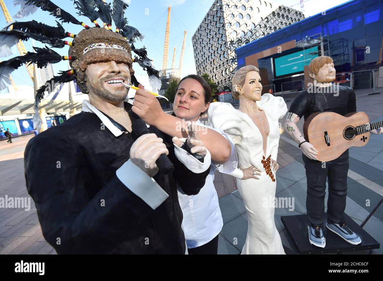 EMBARGOED TO 0001 MONDAY JUNE 19 EDITORIAL USE ONLY Food artist Lara ...