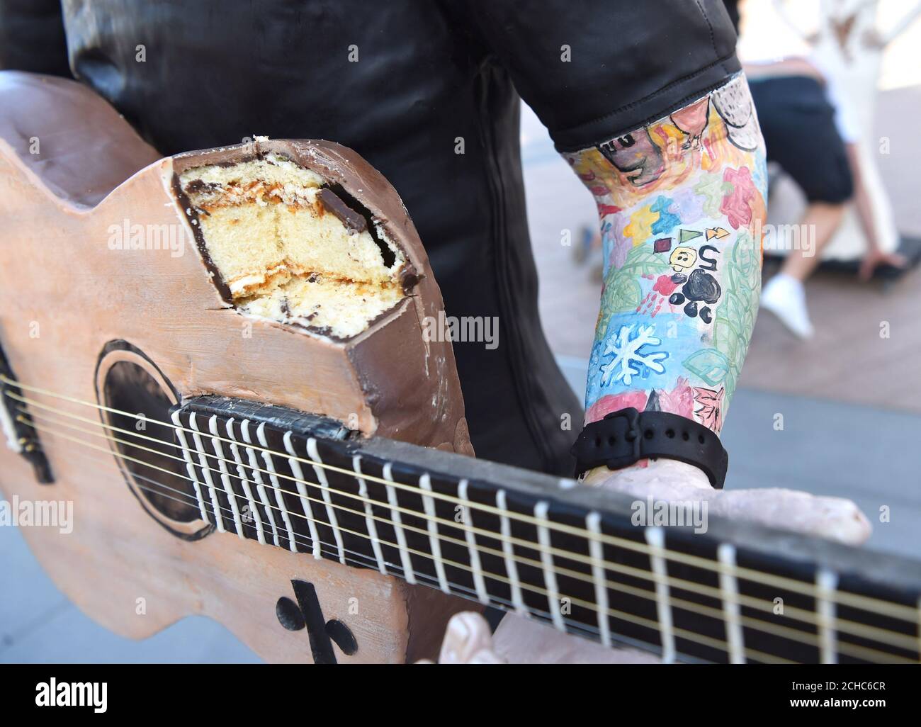 EMBARGOED TO 0001 MONDAY JUNE 19 EDITORIAL USE ONLY Ed Sheeran fans get ...