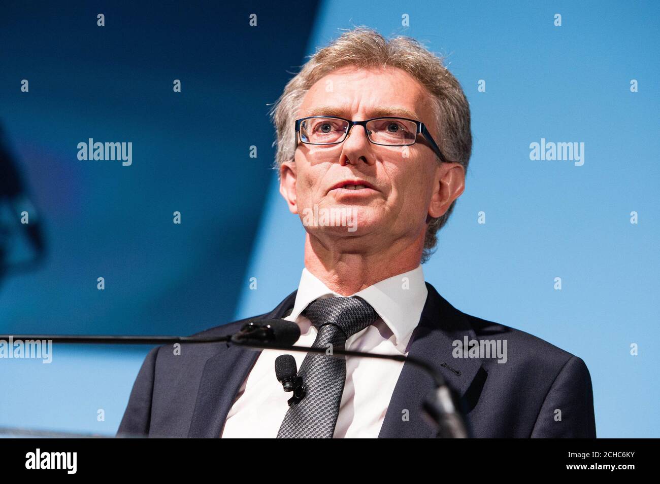 EDITORIAL USE ONLY Ian Howells, Senior VP, Honda Motor Europe, speaks ...