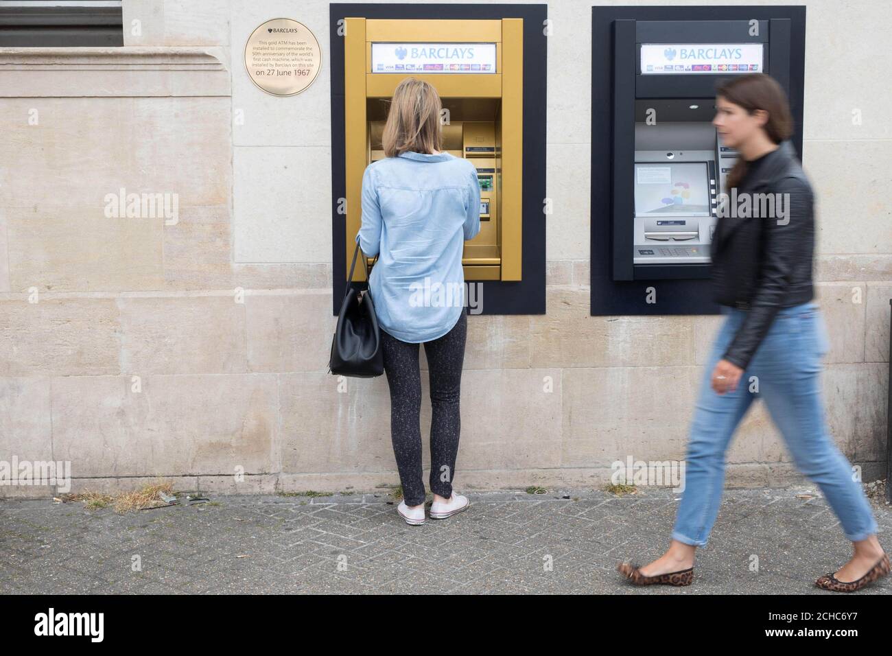 Worlds first cash machine hi-res stock photography and images - Alamy Worlds first cash machine hi-res stock photography and images - Alamy