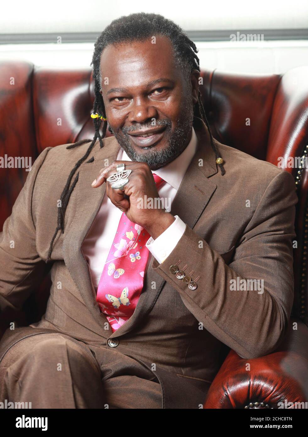 Levi Roots, founder of Reggae Reggae Sauce, at the intu and Virgin ...