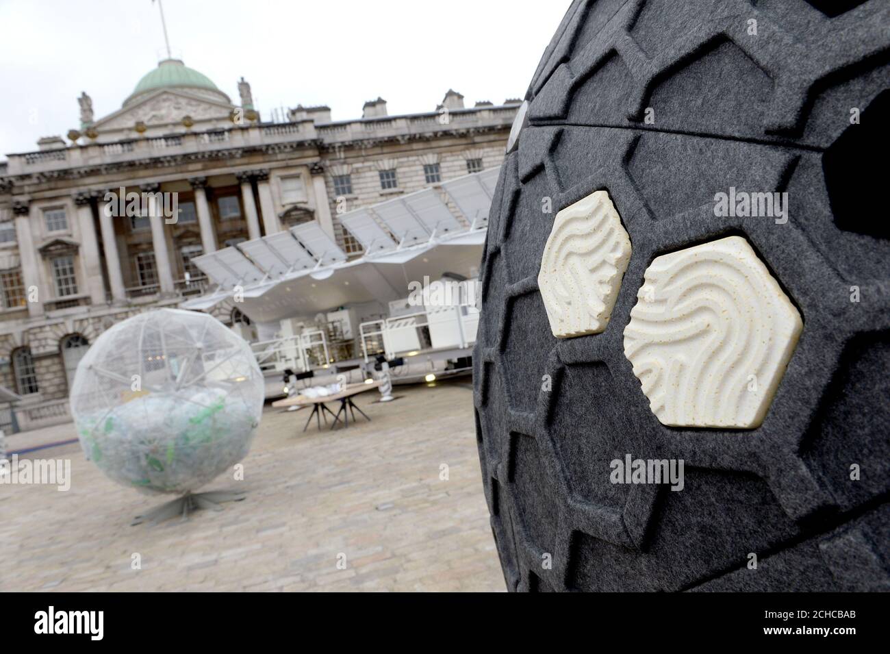 The Pentatonic Trashpresso in the courtyard of Somerset House as Design ... The Pentatonic Trashpresso in the courtyard of Somerset House as Design ...