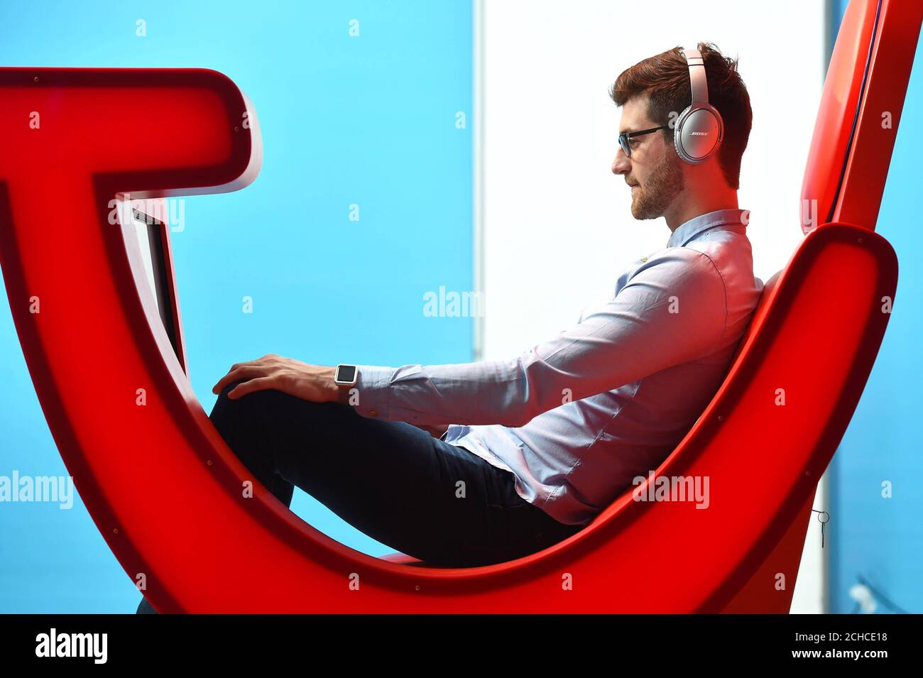 EDITORIAL USE ONLY Jim Zentveld from Amsterdam tries out ÔDestination ...