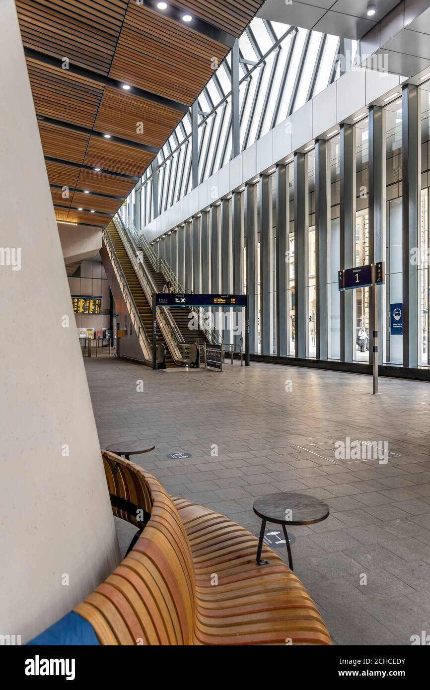London Bridge Railway Station. Redesigned by architects Grimshaw ...
