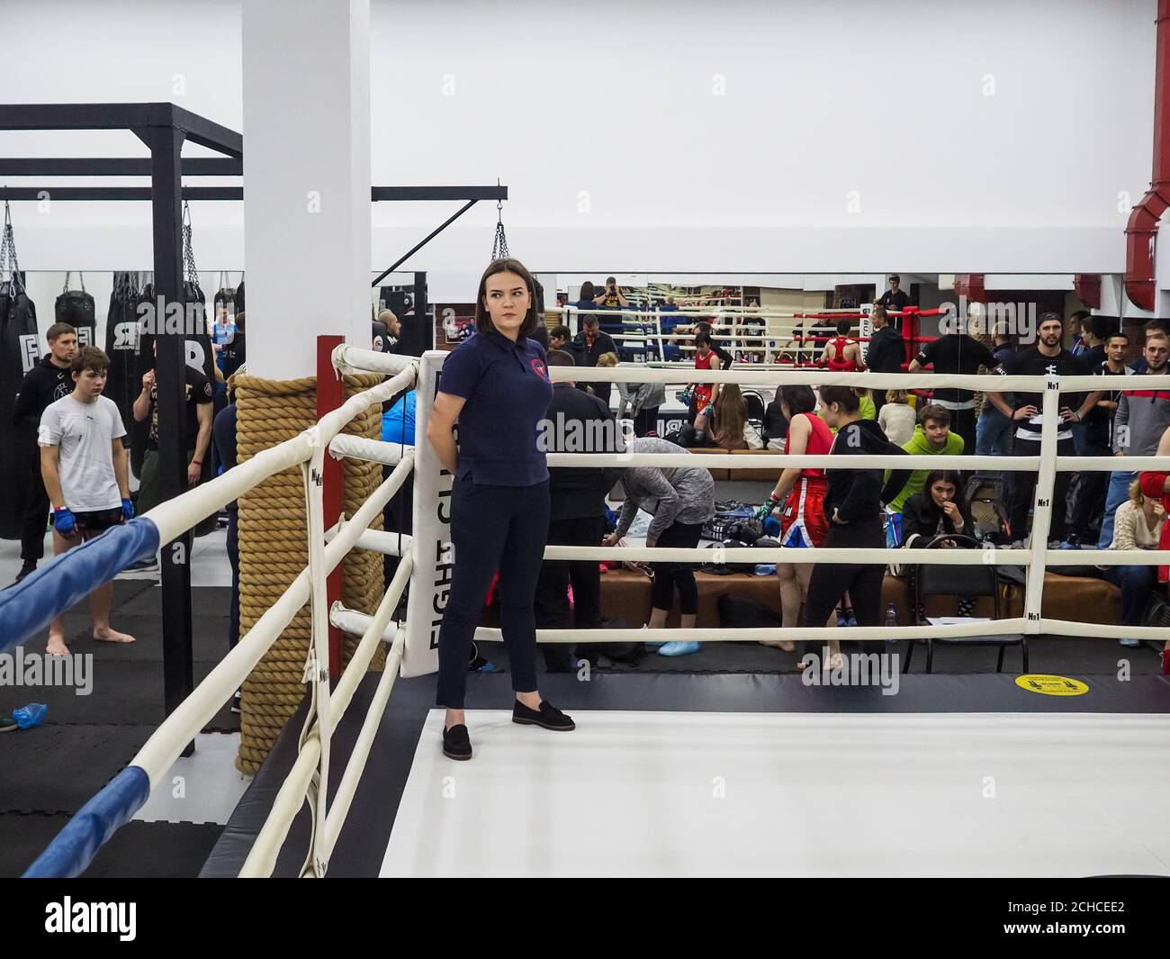 Women Boxing Referee High Resolution Stock Photography and Images - Alamy