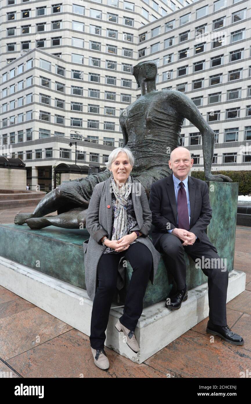 EDITORIAL USE ONLY Sally Williams, Public Art Consultant for Canary ...