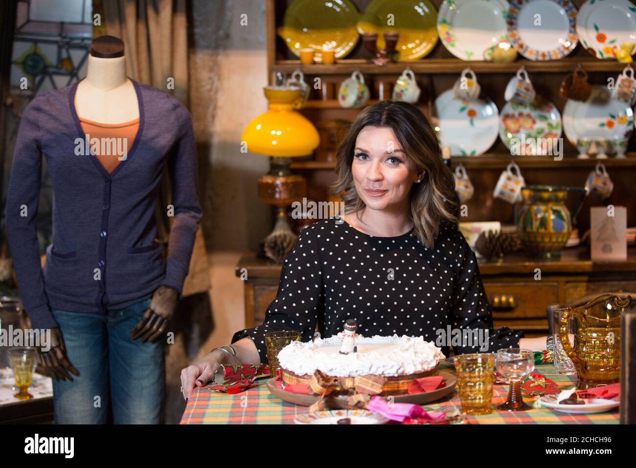 Great British Bake Off's Candice Brown in the Christmas themed Weasley ...
