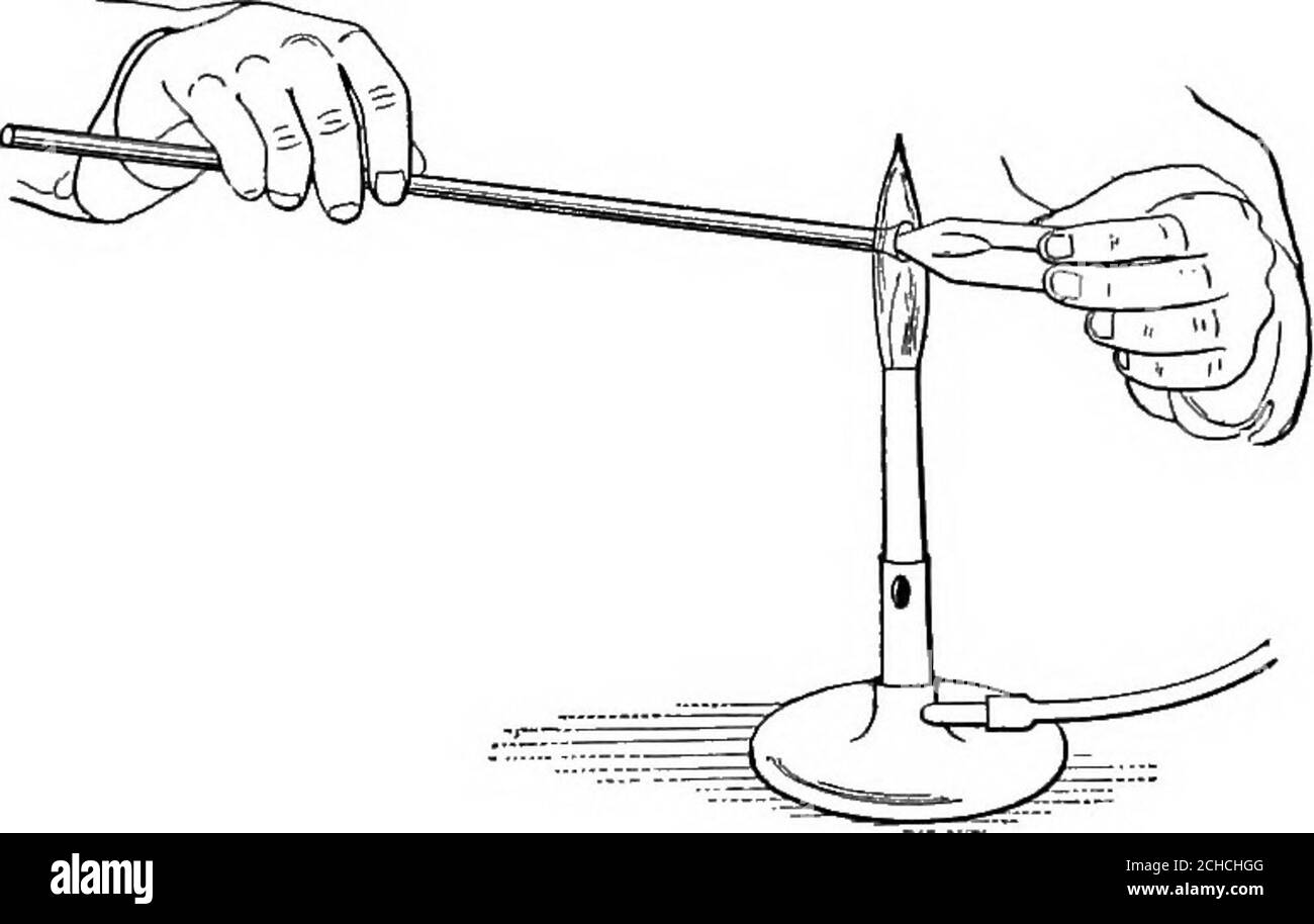 Using bunsen burner Cut Out Stock Images & Pictures - Alamy