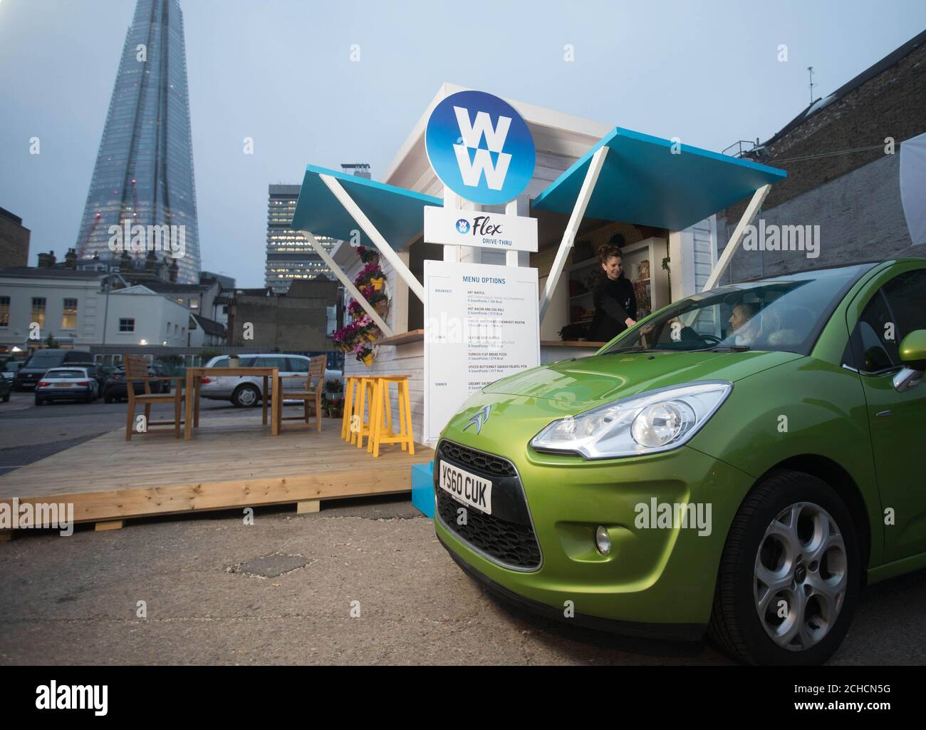 EDITORIAL USE ONLY Members of the public attend Weight Watchers' first ...