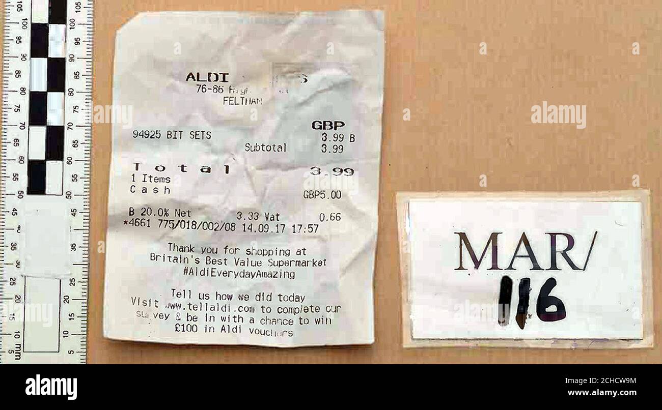 Aldi receipt hi-res stock photography and images - Alamy