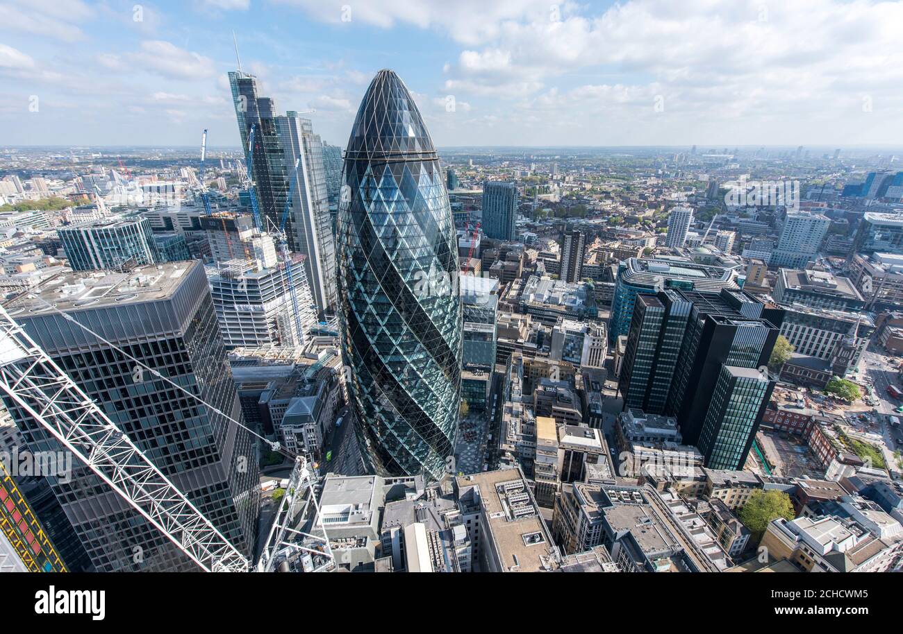Gherkin skyline 2018 hi-res stock photography and images - Alamy
