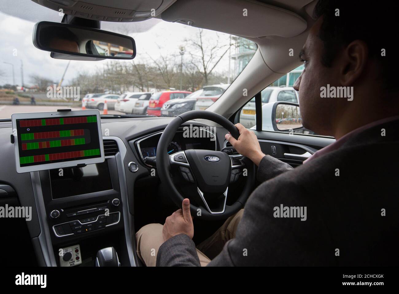 EMBARGOED TO 0001 THURSDAY MARCH 22 EDITORIAL USE ONLY A Ford vehicle ...