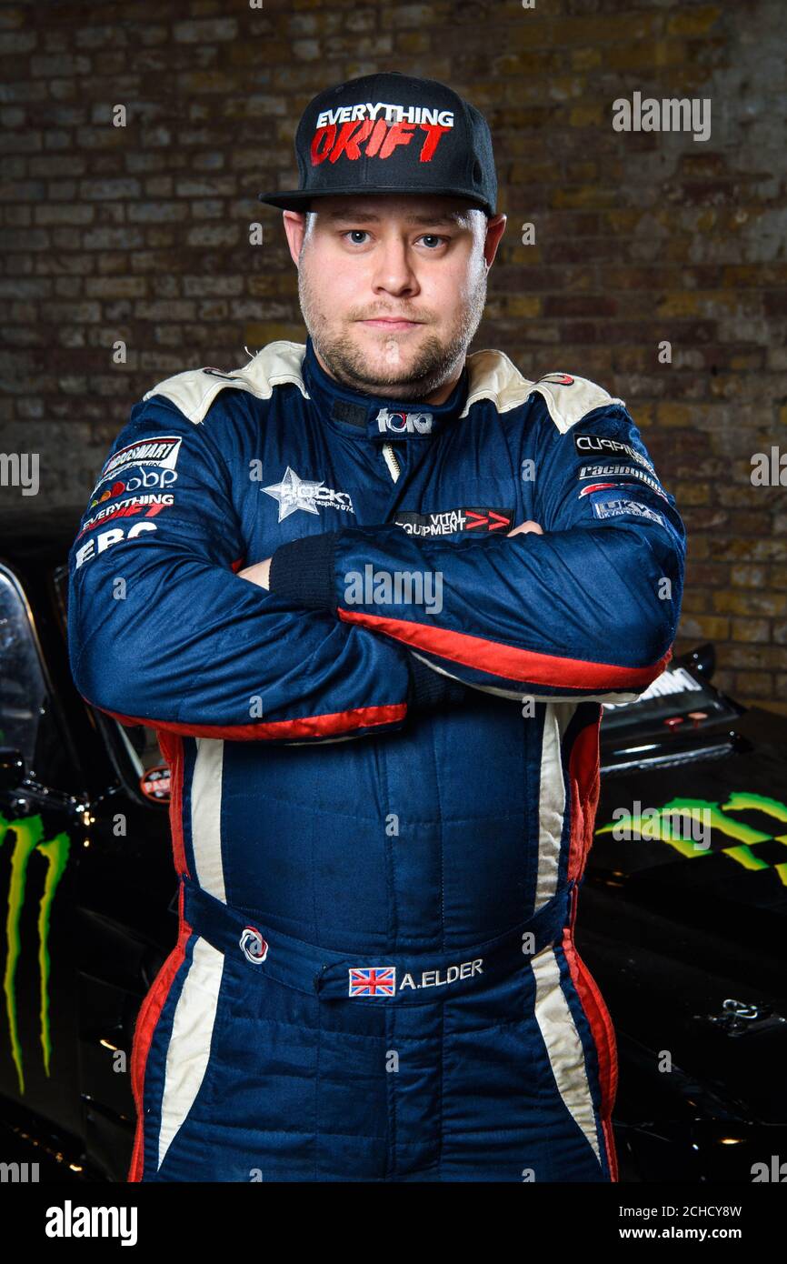 EDITORIAL USE ONLY Driver Adam Elder at the world premiere of Road to ...