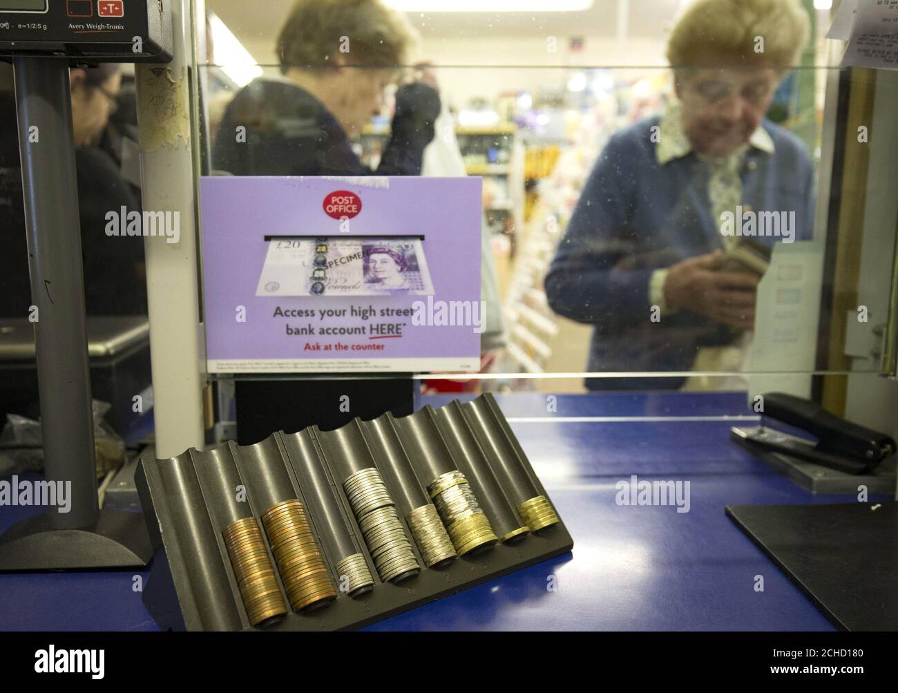 EMBARGOED TO 0001 MONDAY APRIL 23 EDITORIAL USE ONLY Coins at a Post ...