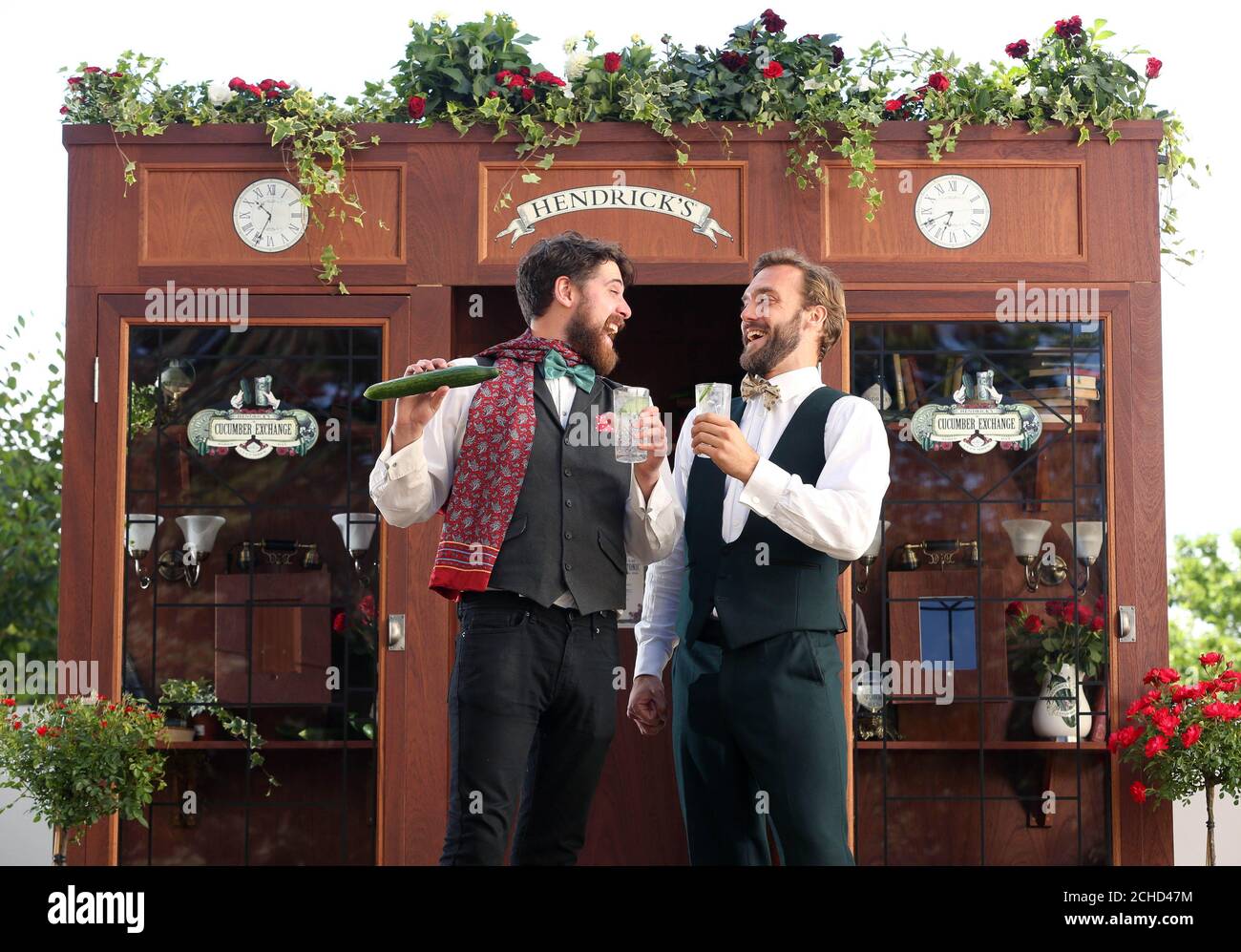 EDITORIAL USE ONLY (Left to right) Adam Bacon and Dom Le Moignan unveil ...