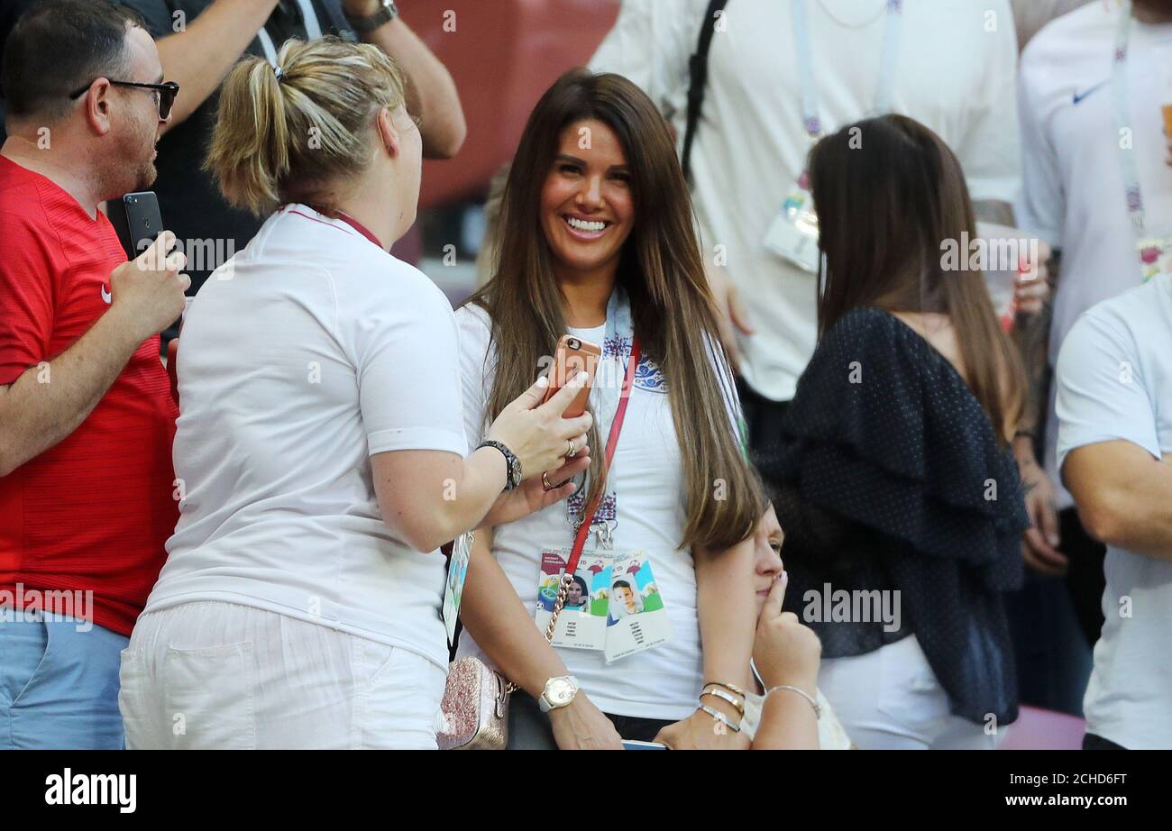 Rebekah Vardy, wife of Jamie Vardy before the FIFA World Cup, Semi ...