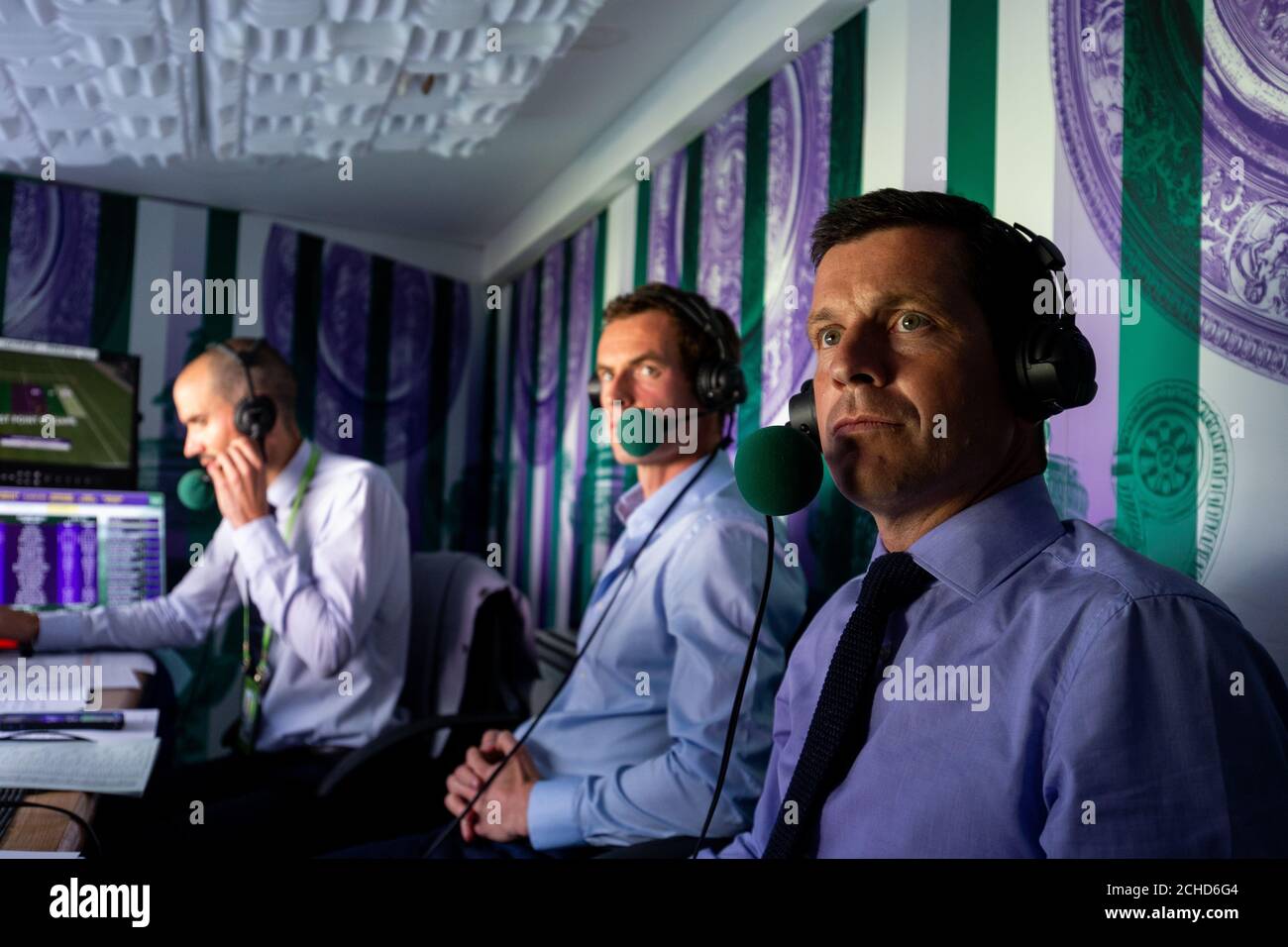 Commentary box hi-res stock photography and images - Alamy