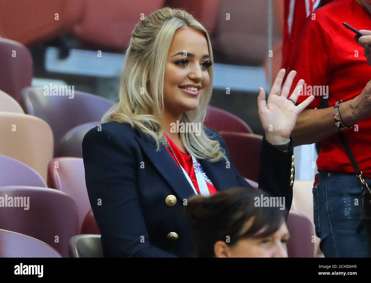 Megan Davison, partner of Jordan Pickford before the FIFA World Cup ...