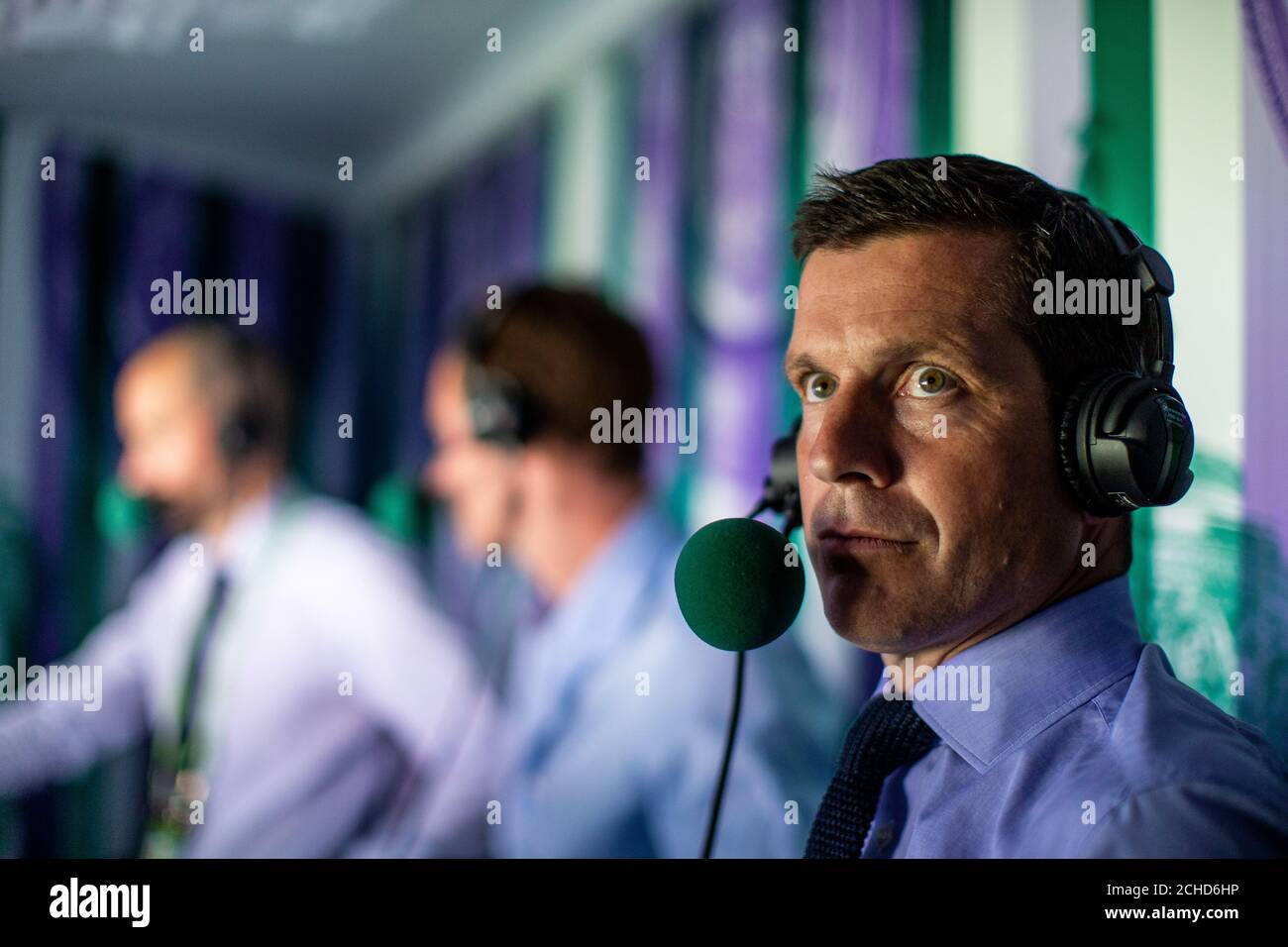 Andrew Cotter, Andy Murray and Tim Henman (left-right) in the ...