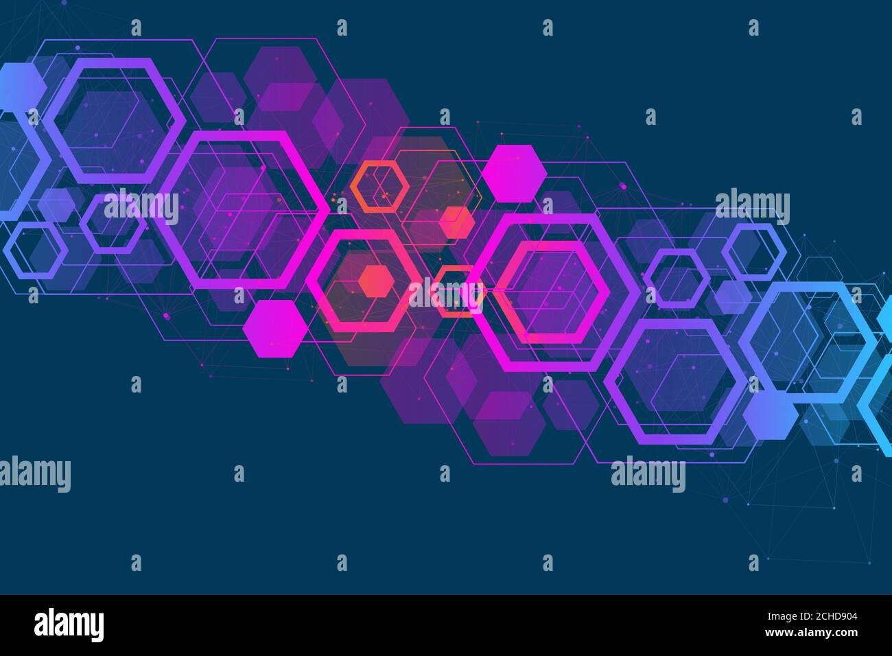 Abstract medical background DNA research, molecule, genetics, genome ...