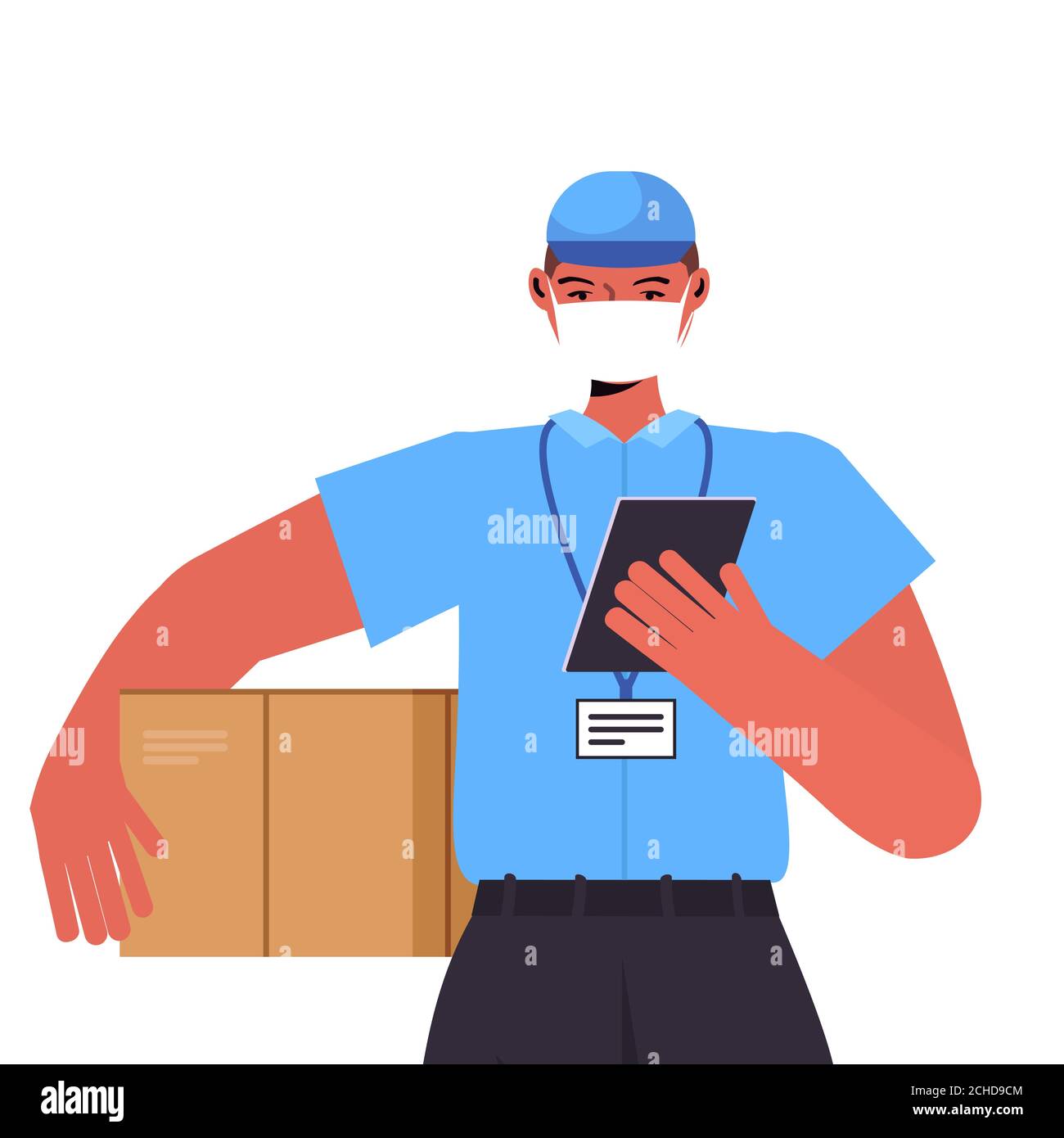 Self portrait in mask Stock Vector Images - Alamy