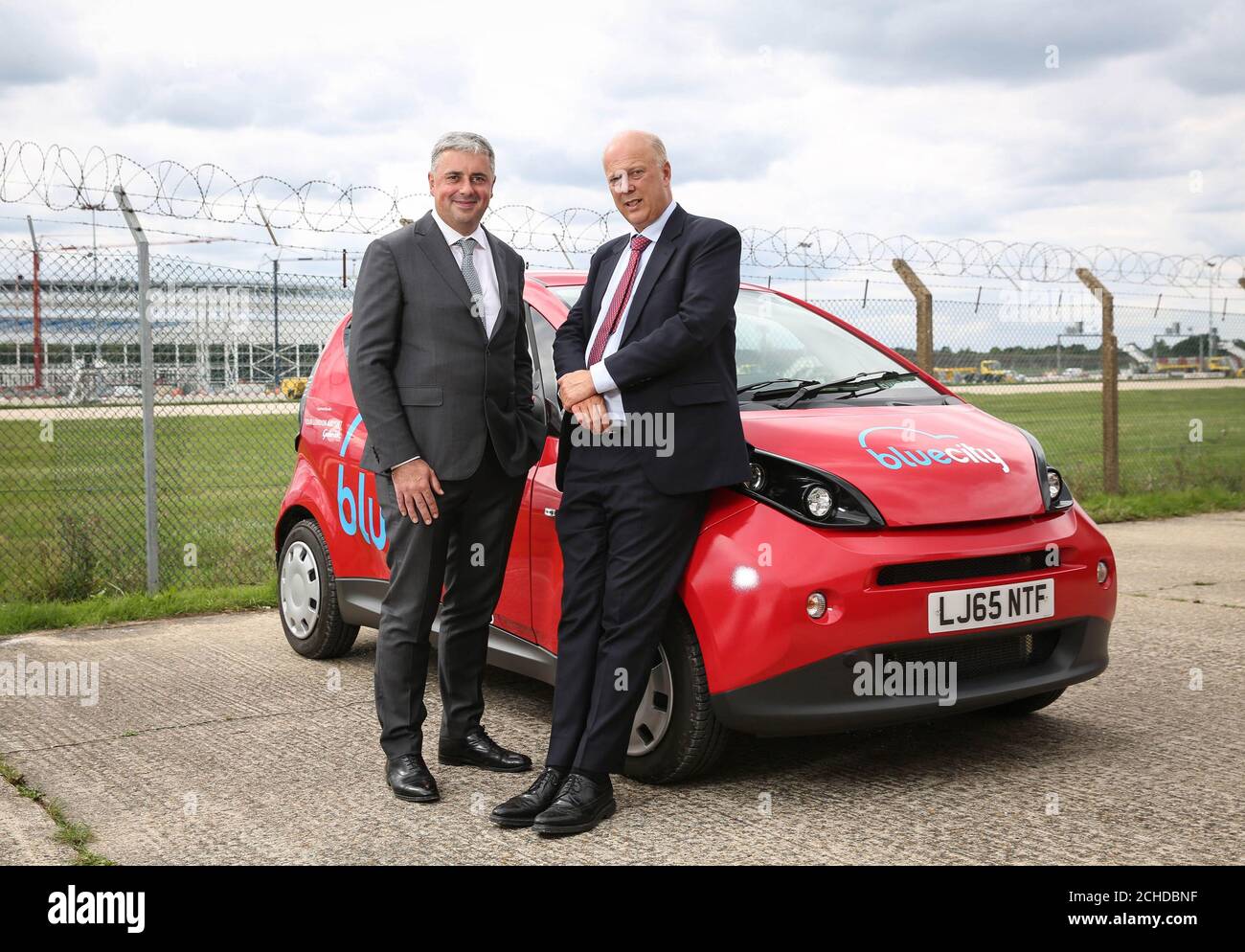 EDITORIAL USE ONLY Stewart Wingate CEO of Gatwick (left) and Transport ...