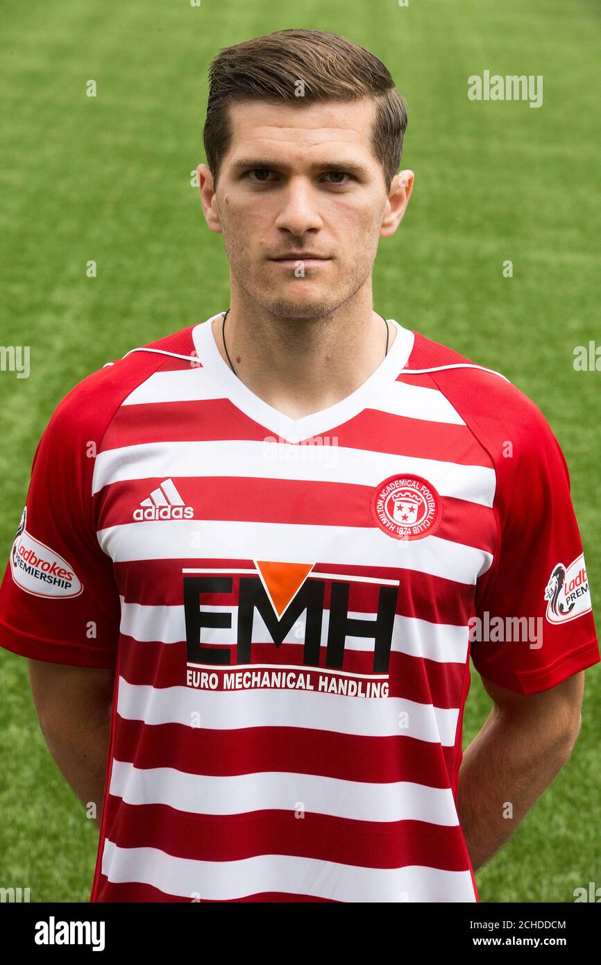 Hamilton Academical's Alex Gogic Stock Photo - Alamy