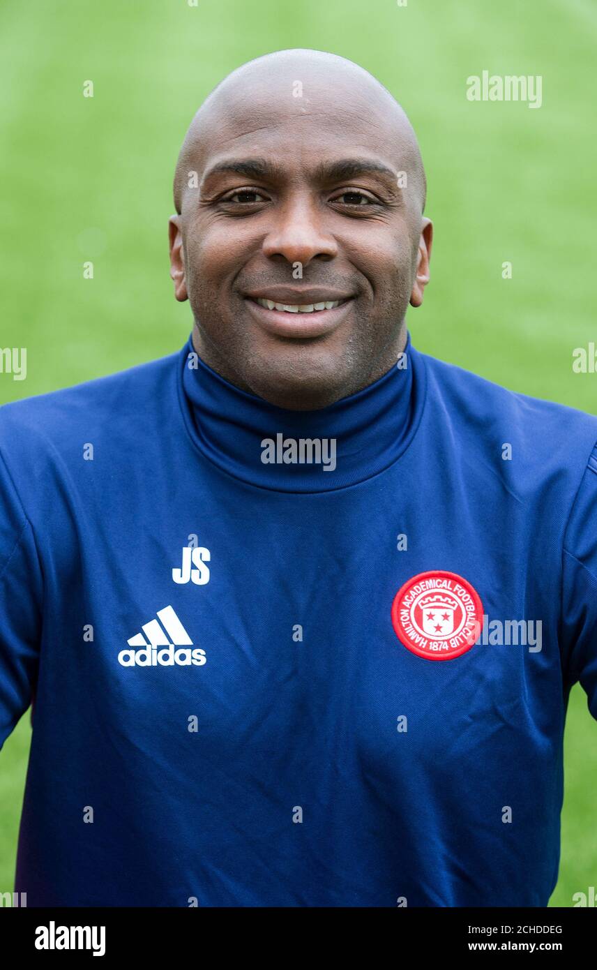 Hamilton Academical Striker Coach Jason Scotland Stock Photo - Alamy