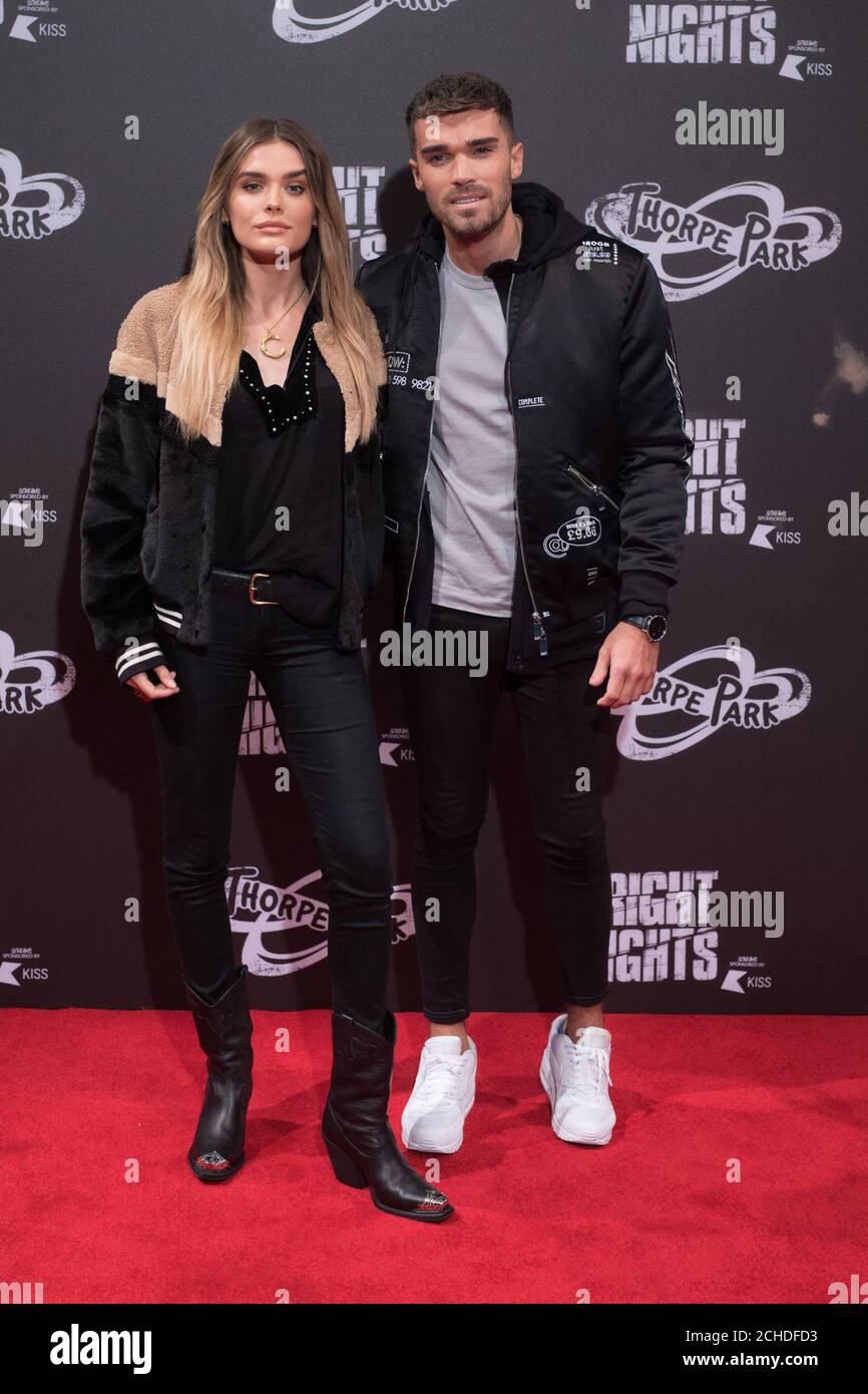 EDITORIAL USE ONLY Chloe Lloyd and Josh Cuthbert at the launch of ...