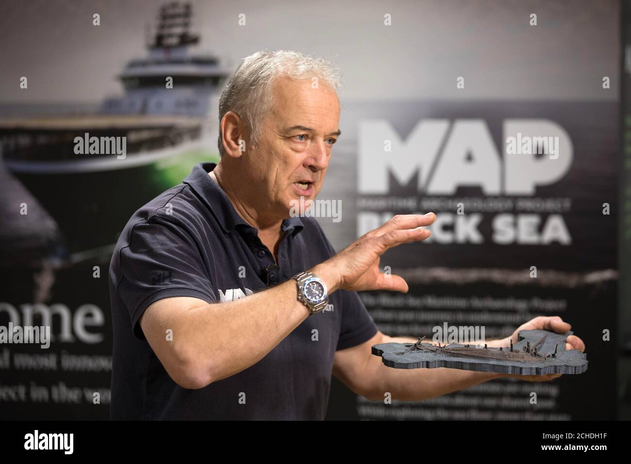 Professor Jon Adams of The Black Sea Maritime Archaeology project ...