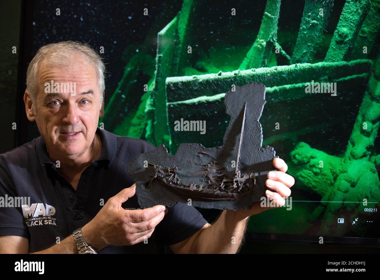 Professor Jon Adams of The Black Sea Maritime Archaeology project ...