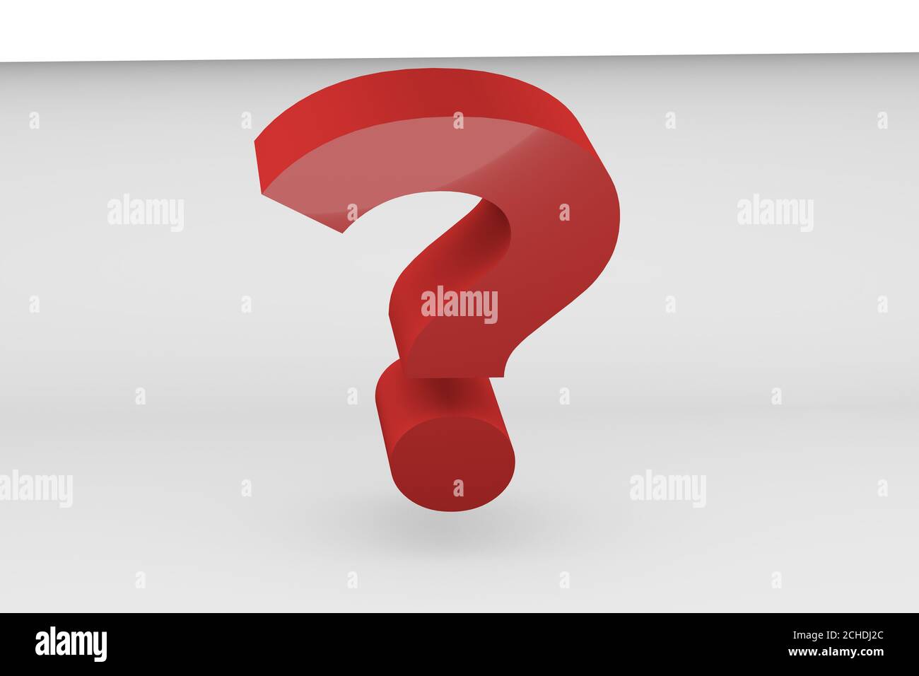 Red 3D question mark floating on air with shining texture - Cinema4D ...